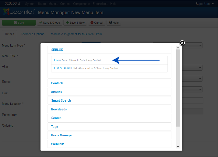 Displaying a front-end Joomla! User registration Form